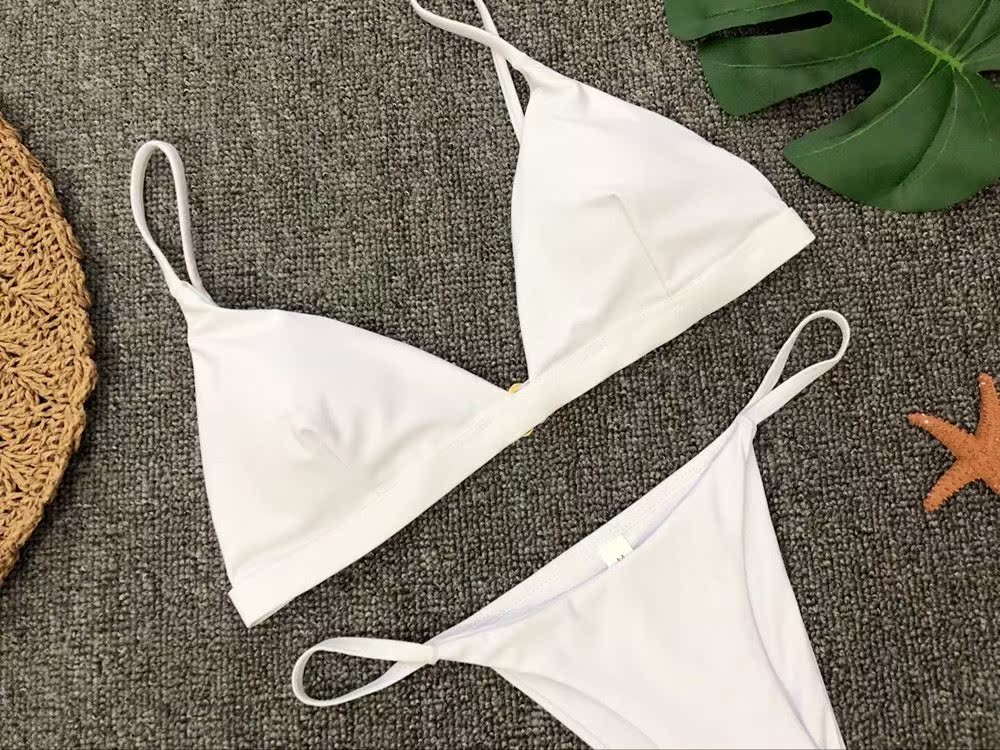 Lara Triangle Thong Bikini - Sunset And Swim