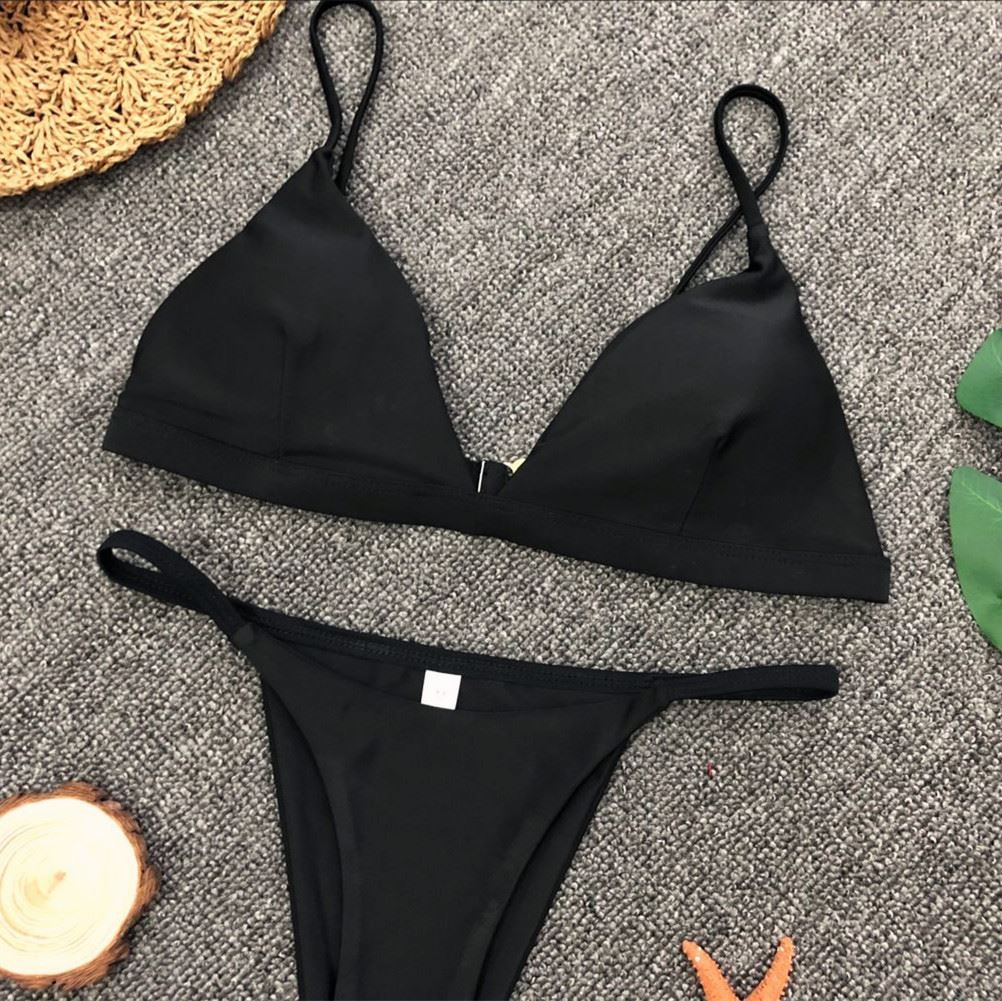 Lara Triangle Thong Bikini - Sunset And Swim